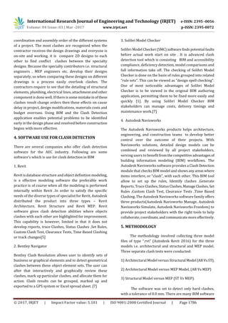 Improve the Productivity of Building Construction Project using Clash ...