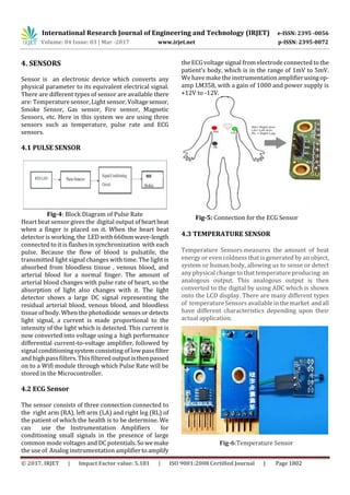 Wireless System for Monitoring Human Health using GSM | PDF