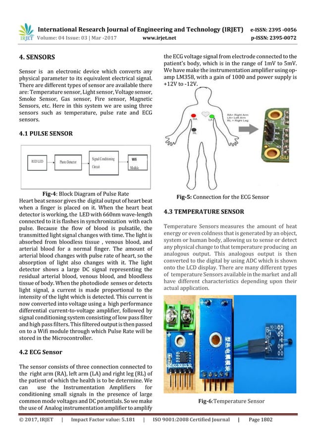 Wireless System for Monitoring Human Health using GSM | PDF
