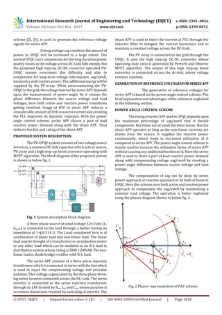 Power Angle Control Scheme for Integration of UPQC In Grid Connected PV System | PDF