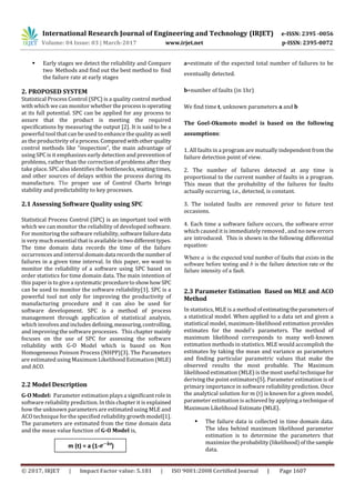 Parameter Estimation of GOEL-OKUMOTO Model by Comparing ACO with MLE Method | PDF