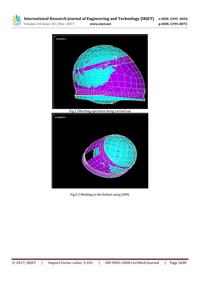 Impact Analysis on Composite Helmet by using FRC and Glass Fiber by ...