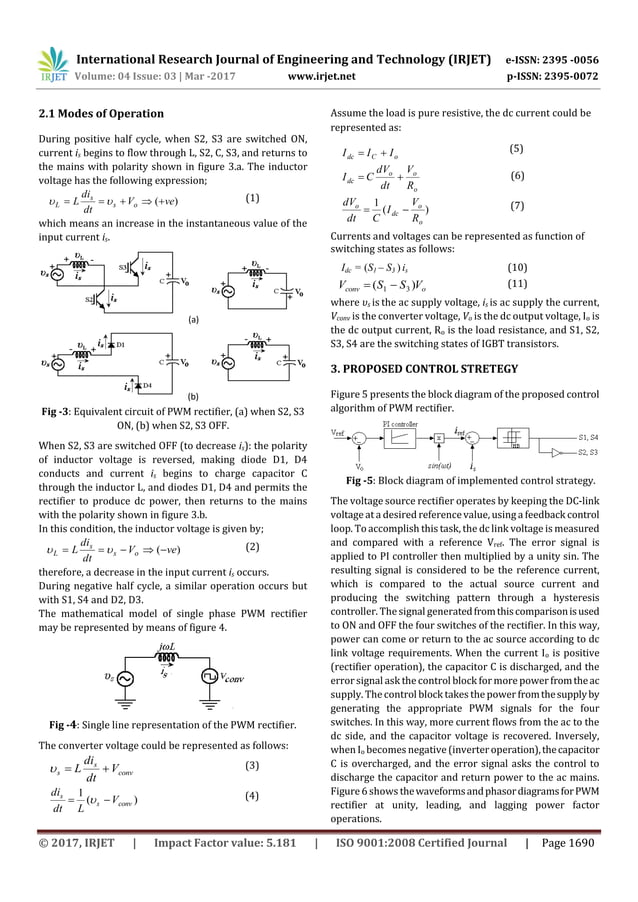 Simulation And Experimental Verification Of Single Phase Pwm Boost