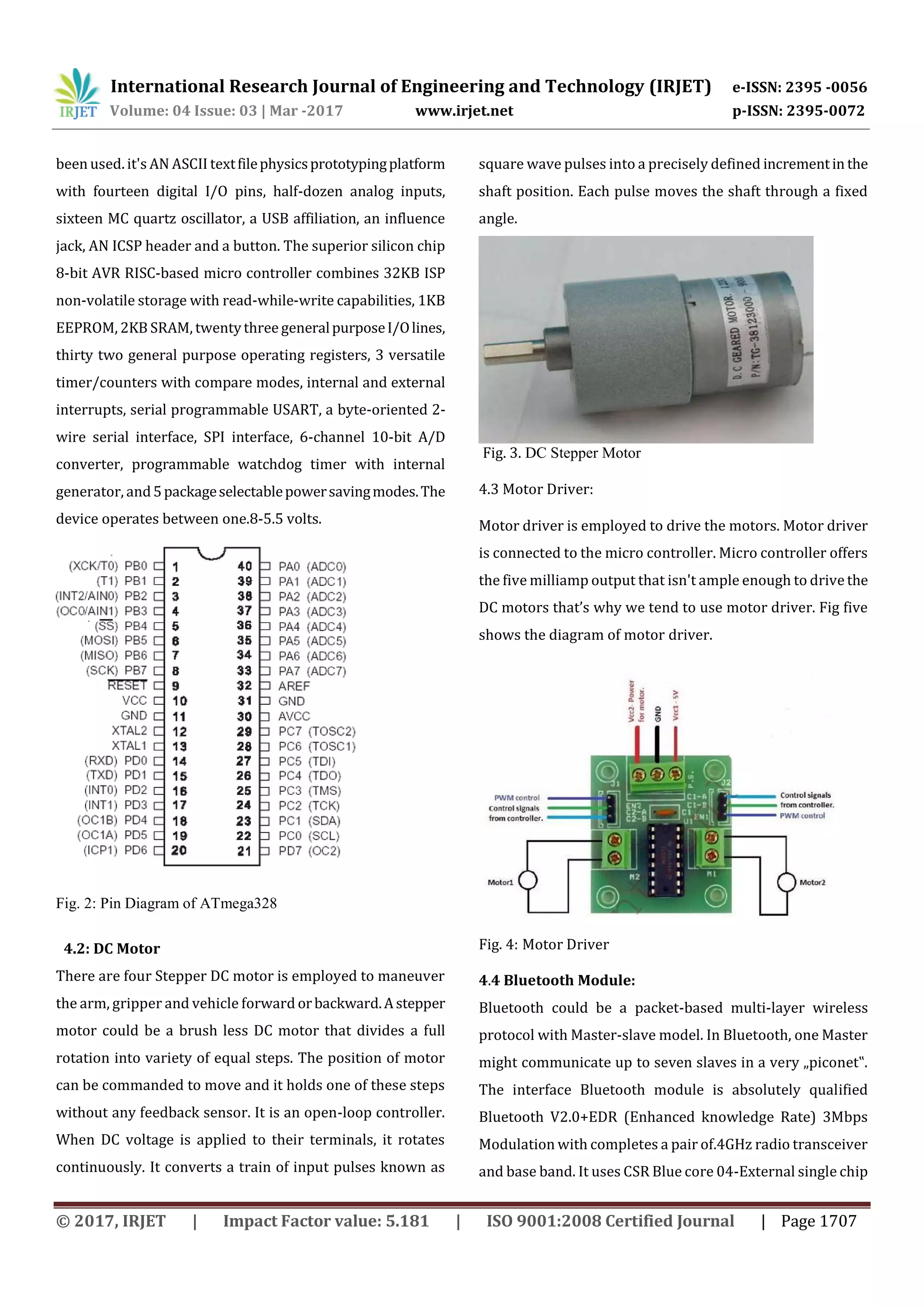 Pick and Place Robotic Arm using Android Device | PDF | Computer Peripherals | Computing