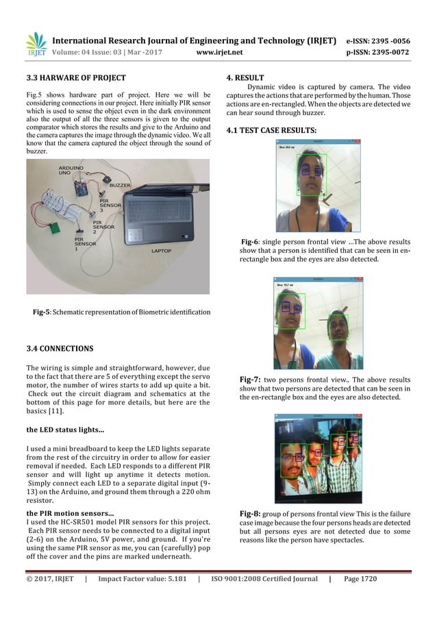 Biometric Identification Using Opencv Based On Arduino Pdf
