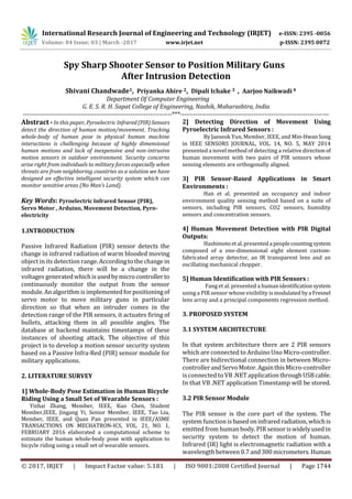 Spy Sharp Shooter Sensor to Position Military Guns After Intrusion ...