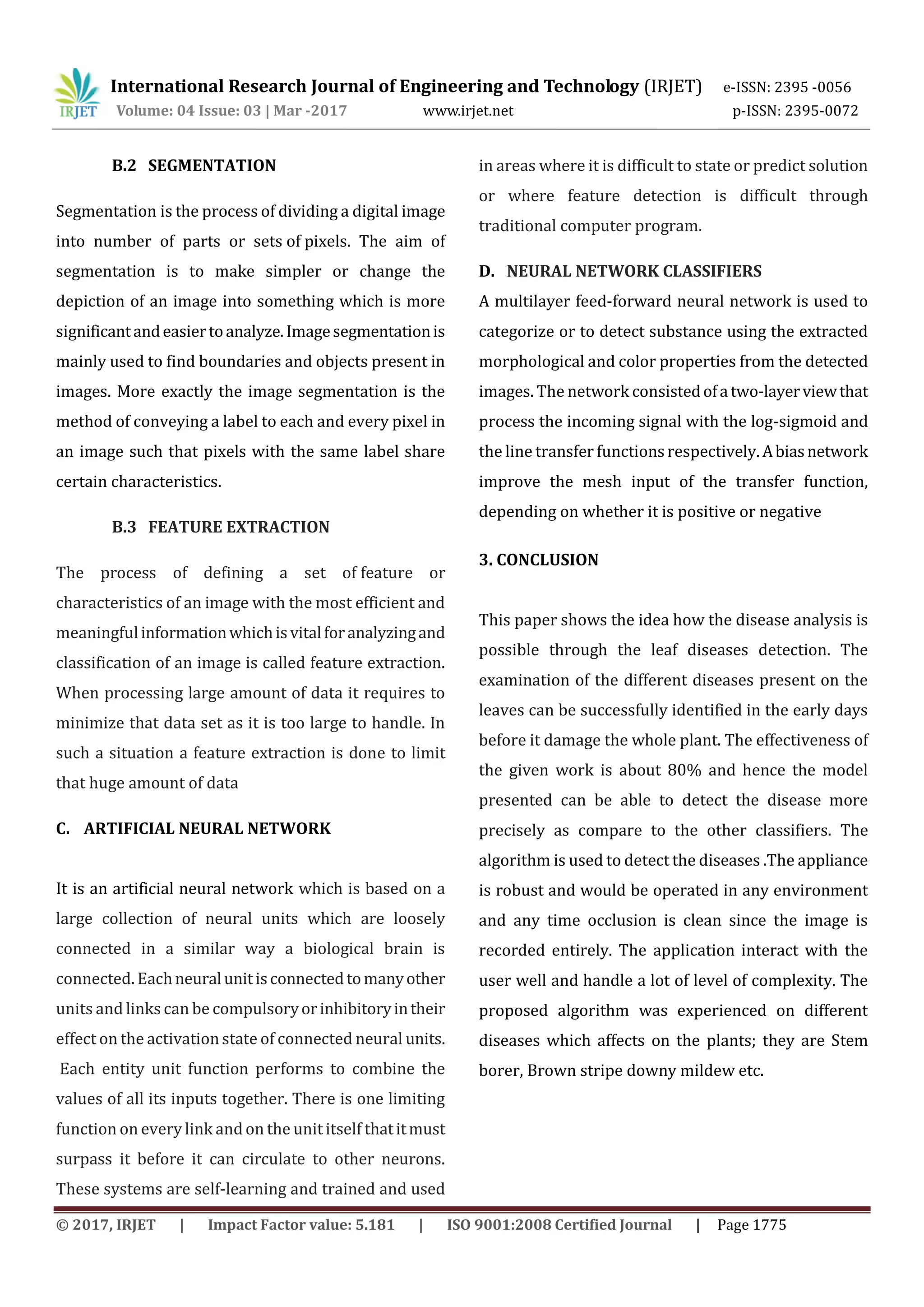 Recognition of Silverleaf Whitefly and Western Flower Thrips Via Image Processing and Artificial ...