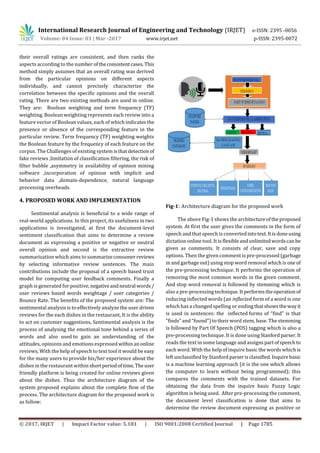 A Novel Voice Based Sentimental Analysis Technique to Mine the User Driven Reviews | PDF