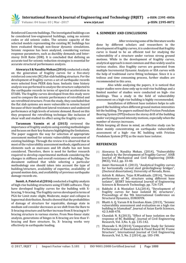 A Review on Earthquake Vulnerability Assessment | PDF