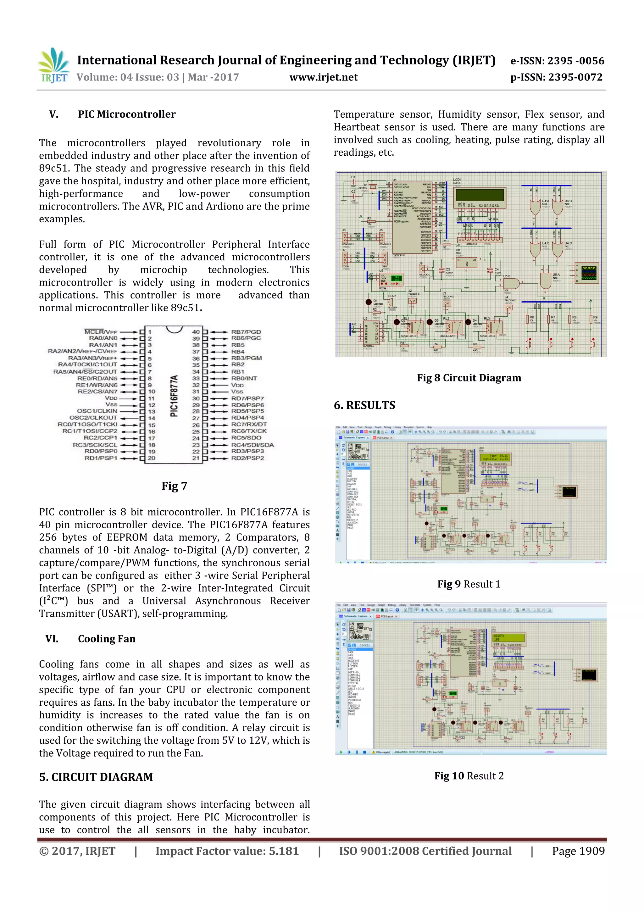 PIC Microcontroller Based Baby Incubator Using Sensors | PDF