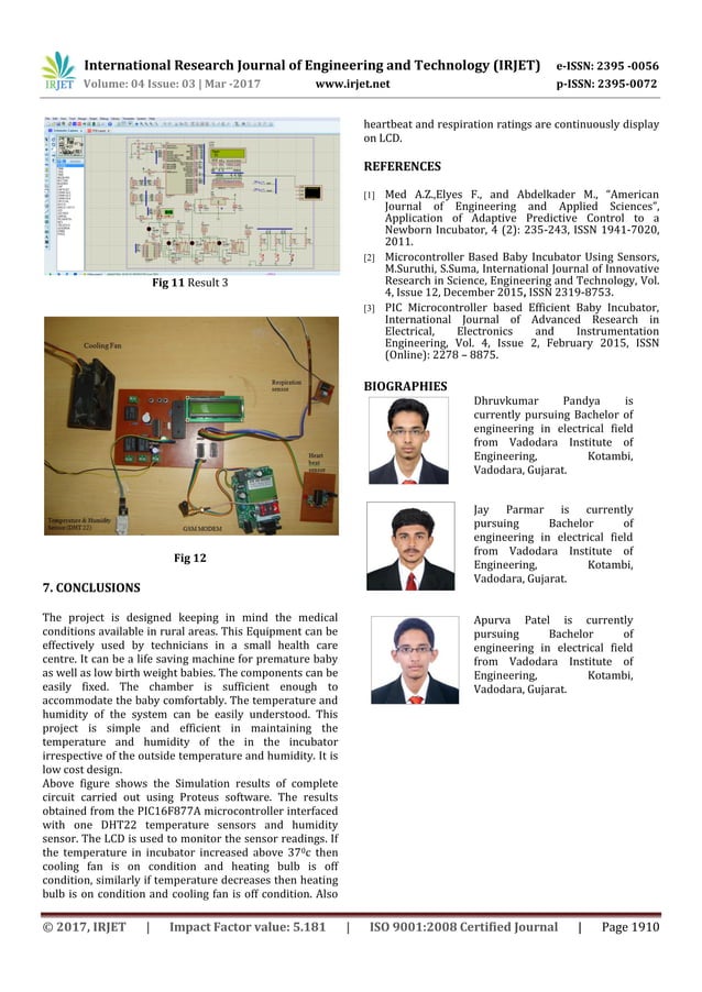 PIC Microcontroller Based Baby Incubator Using Sensors | PDF