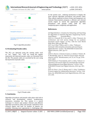 Algorithm Procedure and Pseudo Code Mining | PDF | Search | Internet