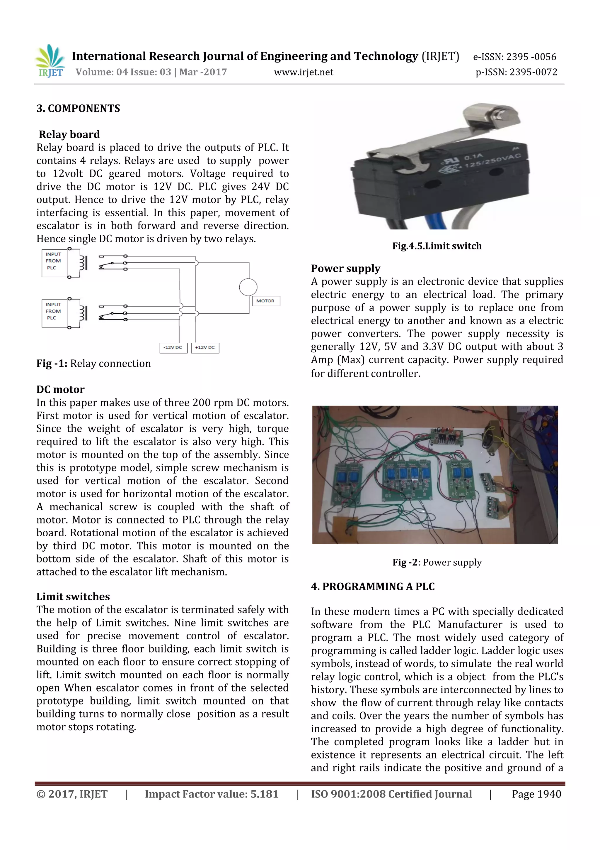 Automatic Multilevel Car Parking & Controlling System using PLC | PDF