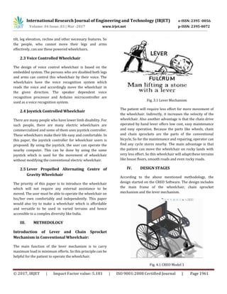 Design and Fabrication of Lever Propelled Wheelchair | PDF