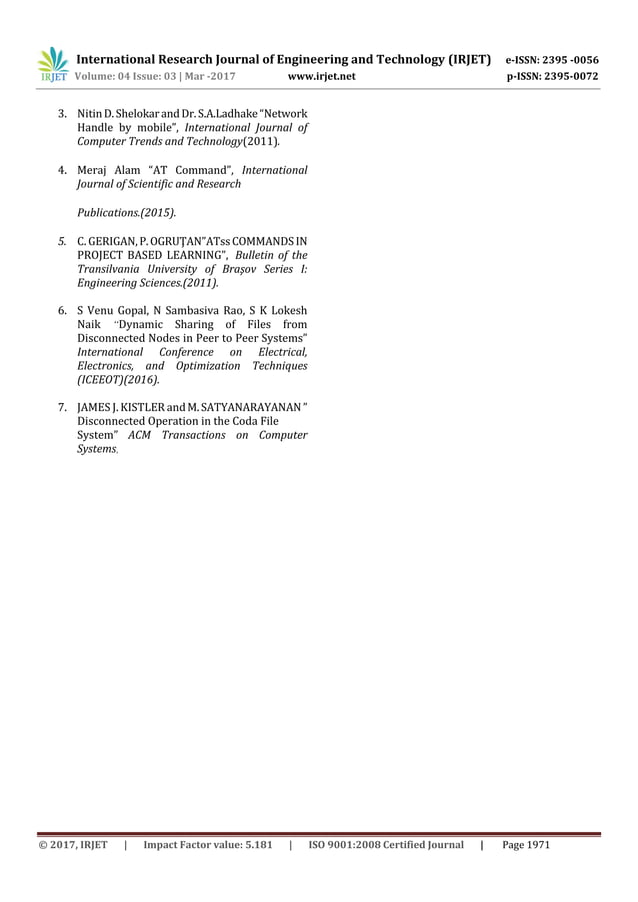 Smart Lan System for Controlling and Monitoring Network Using at Commands in Distributed System ...