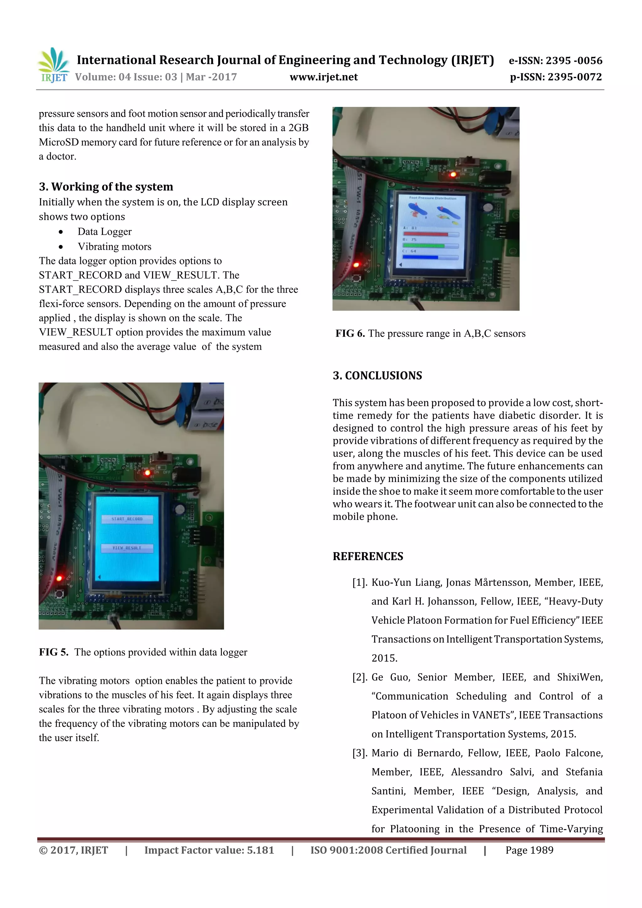 Cortex Walk – Smart Shoes for Monitoring Foot Pressure in Diabetic ...