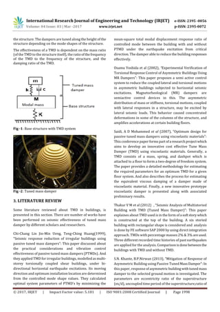 Seismic Effectiveness of Tuned Mass Damper - A Review | PDF | Civil ...