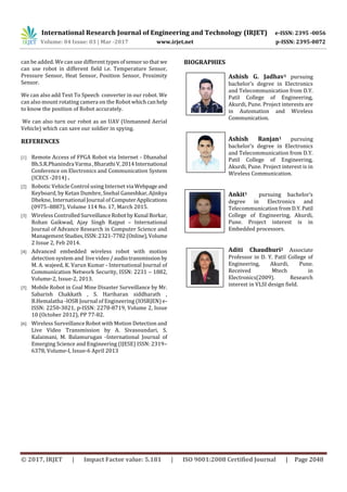 Controlling A Raspberry Pi Robot Over Internet With HTML & Shell Scripts | PDF