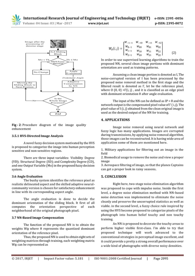 Strengthen Fuzzy Pronouncement for Impulse Noise Riddance Method for Images Based on 4-Stage ...