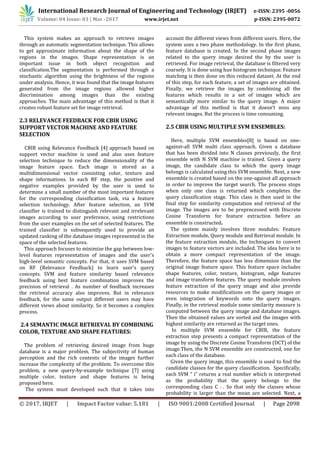 A Survey on Techniques Used for Content Based Image Retrieval | PDF