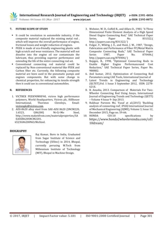 Finite element analysis of polymer based automotive connecting rod | PDF