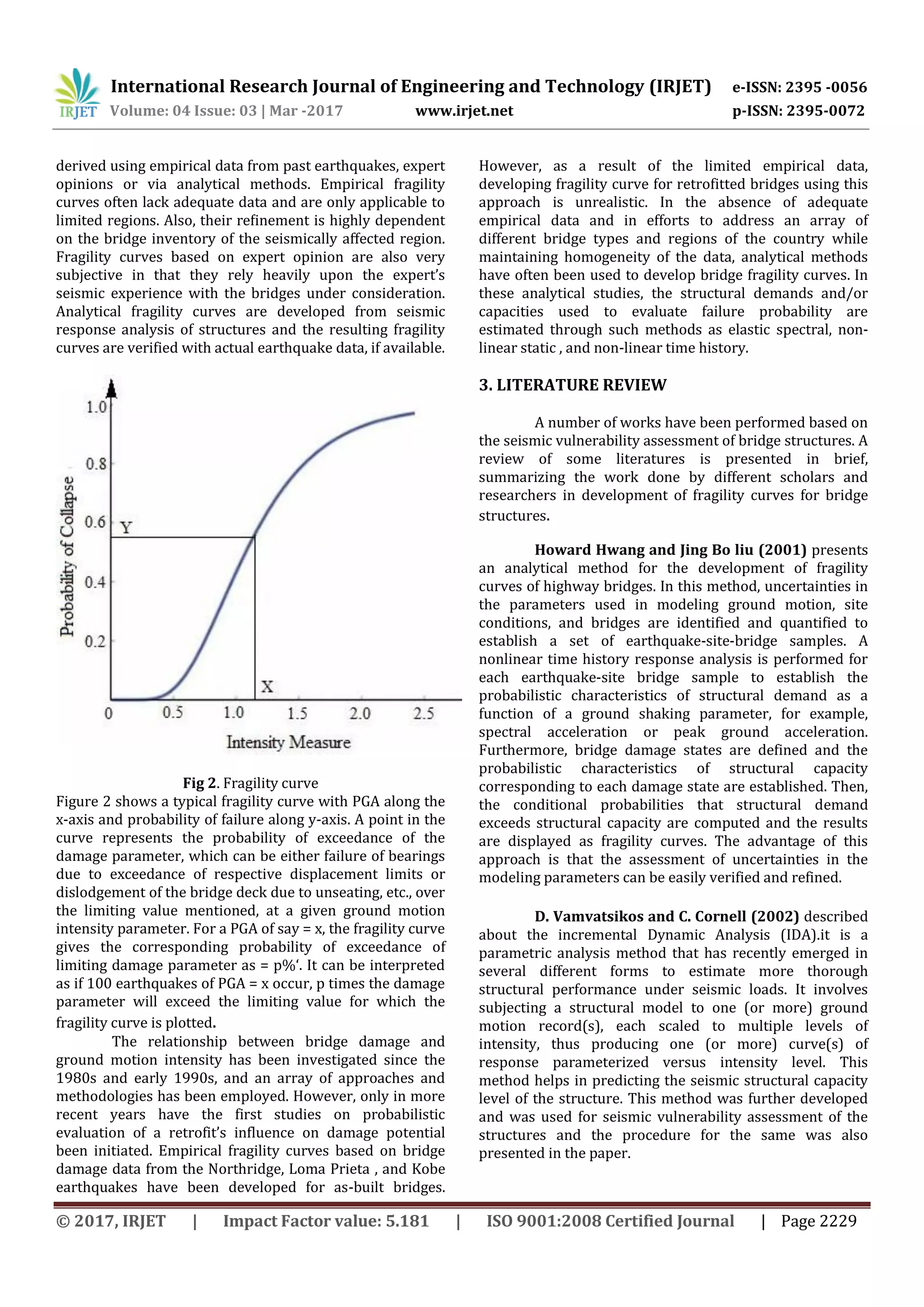 Seismic Vulnerability Assessment of RC Bridge –A Review | PDF
