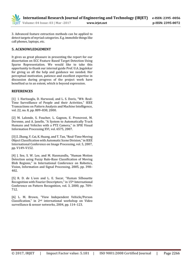 A Smart Target Detection System using Fuzzy Logic and Background Subtraction | PDF