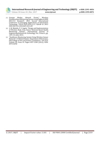 IoT Based Patient Health Monitoring System | PDF