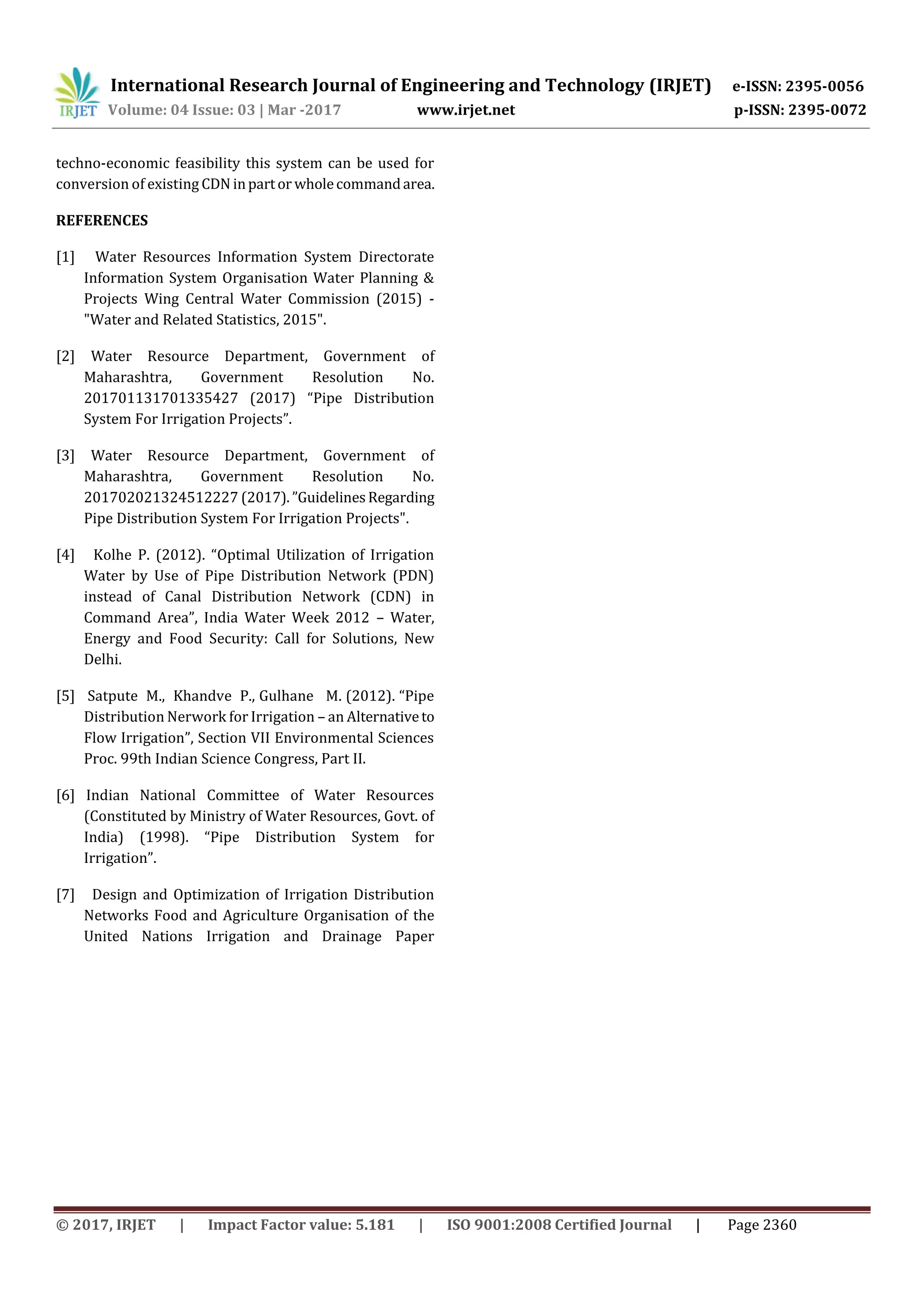 Guidelines For Construction of Pipe Distribution Network (PDN) For ...