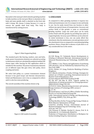 Design and Manufacturing of Lathe Tool Post Grinding Attachment | PDF