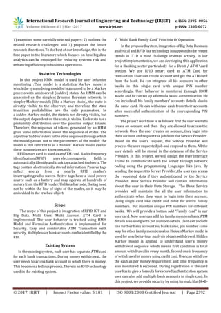 Multi Bank Atm Family Card: Integration of Multi Bank Multiple User in Single Card with User ...