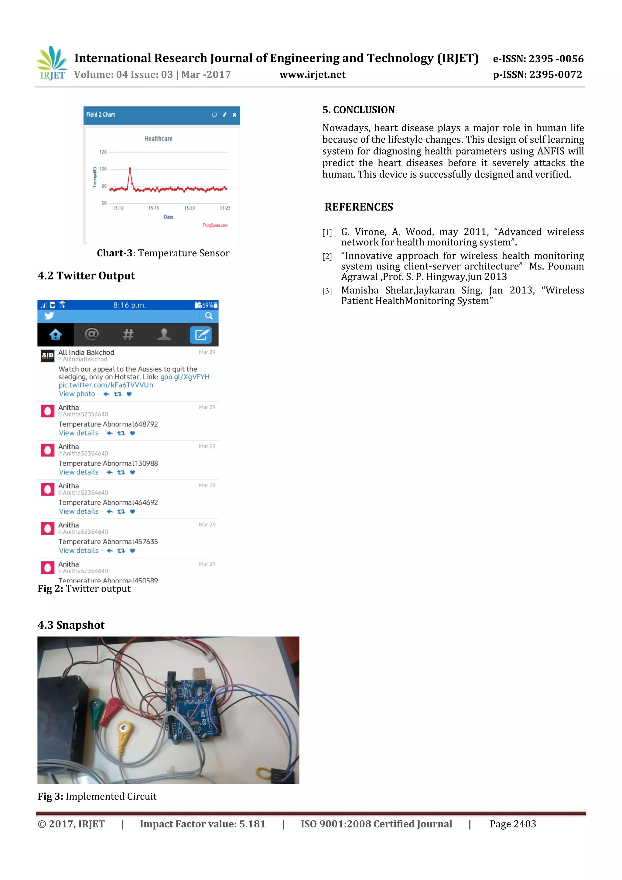 Design of Self-Learning System for Diagnosing Health Parameters using ANFIS | PDF