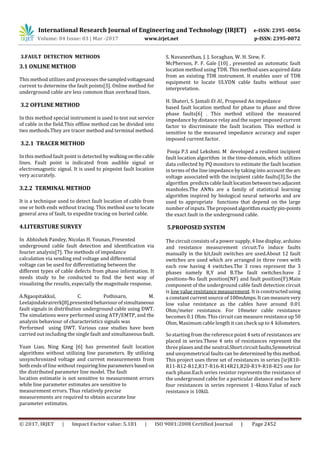 Detection of Underground Cable Fault using Arduino | PDF