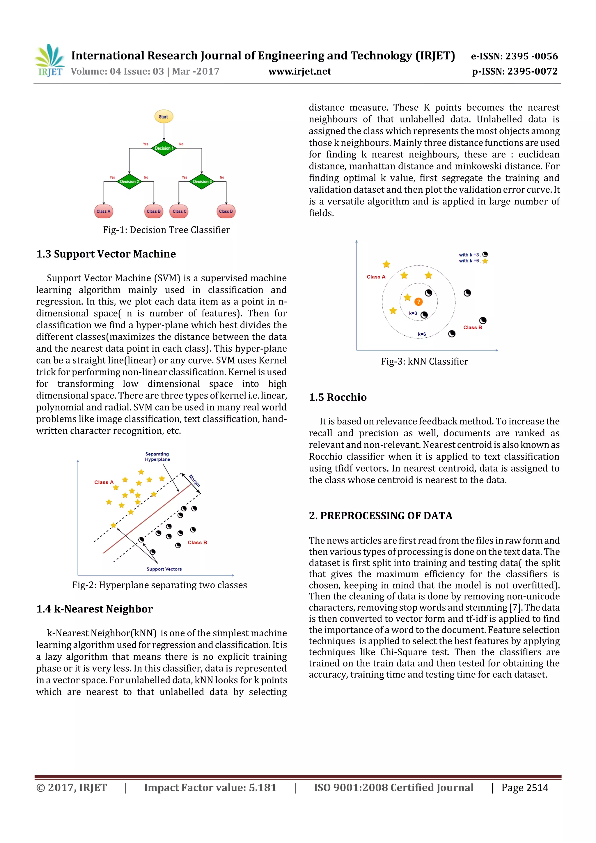 Comparison of Text Classifiers on News Articles | PDF | Technology & Computing