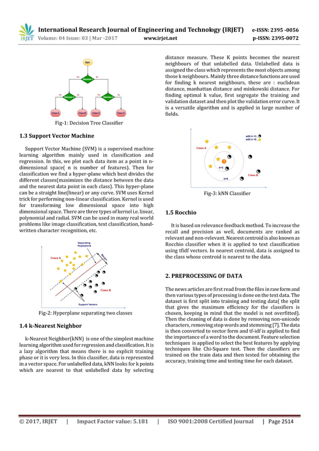 Comparison of Text Classifiers on News Articles | PDF | Technology & Computing