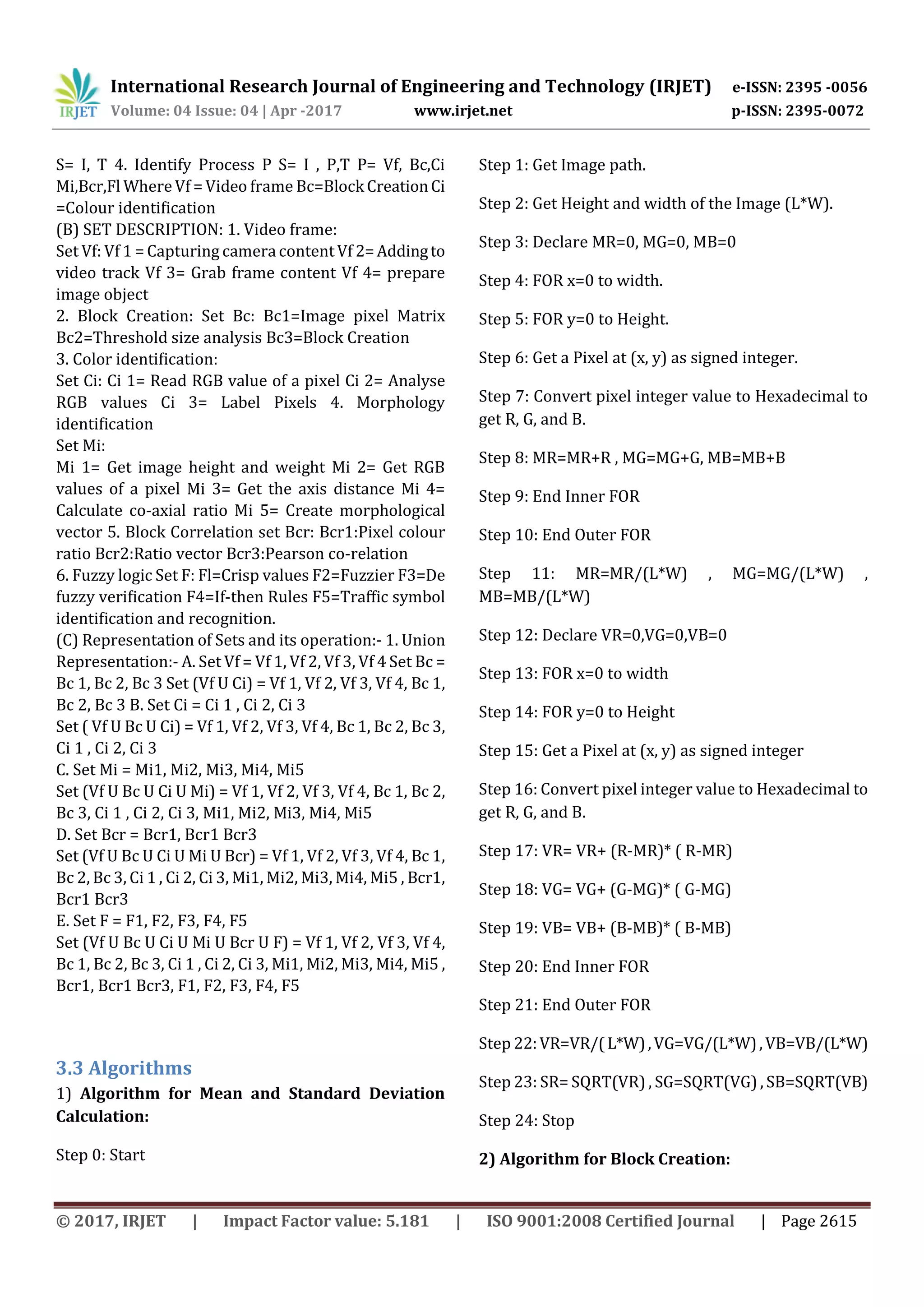 An Ideal Model For Recognition of Traffic Symbol using Color and Morphological Structure | PDF