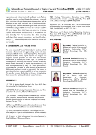 Touch With Industry | PDF | Search | Internet