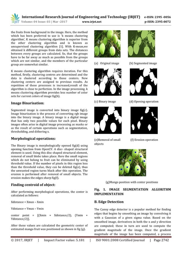 Image Processing Algorithm for Fruit Identification | PDF
