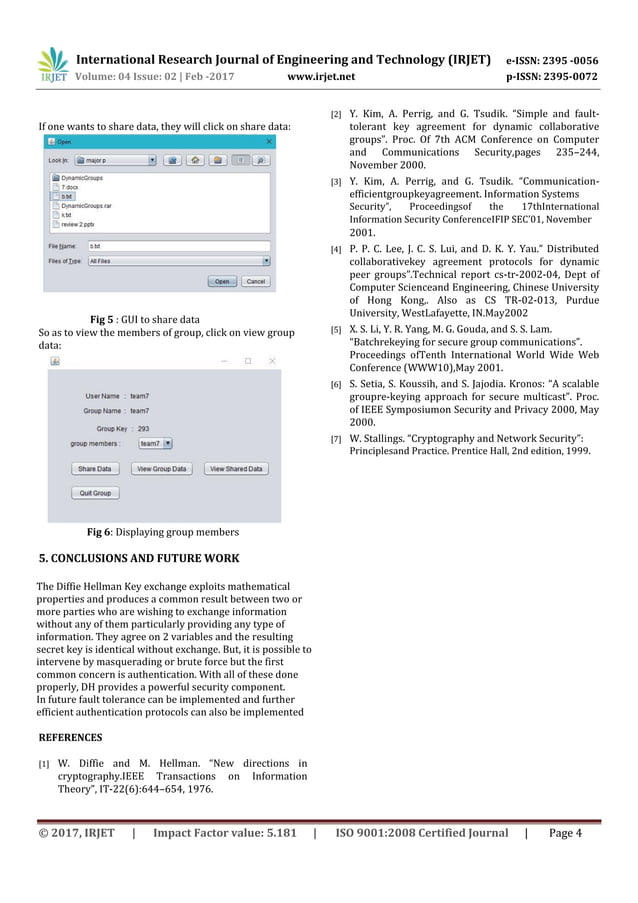 Distributive Collaborative Key Agreement Protocol for Dynamic Peer Groups | PDF
