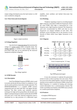 Modeling & Design of Dtmf Technique Based Automatic Mobile Switching ...