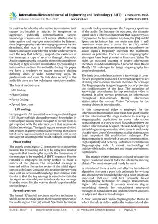 Digital Media Steganography | PDF