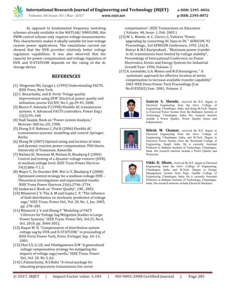 Distribution Network Power Quality Improvement by D-STATCOM & DVR Under Various Fault Conditions ...