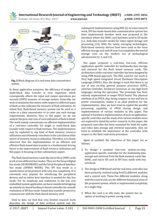 IRJET-An Efficient Real-Time Controller for Retrieving Multimedia Data from Secured Digital High ...