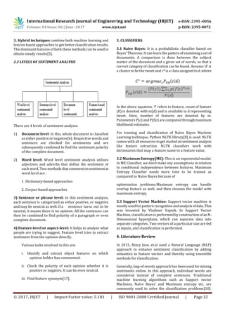 Sentiment Analysis on Twitter Data | PDF | Internet | Computing