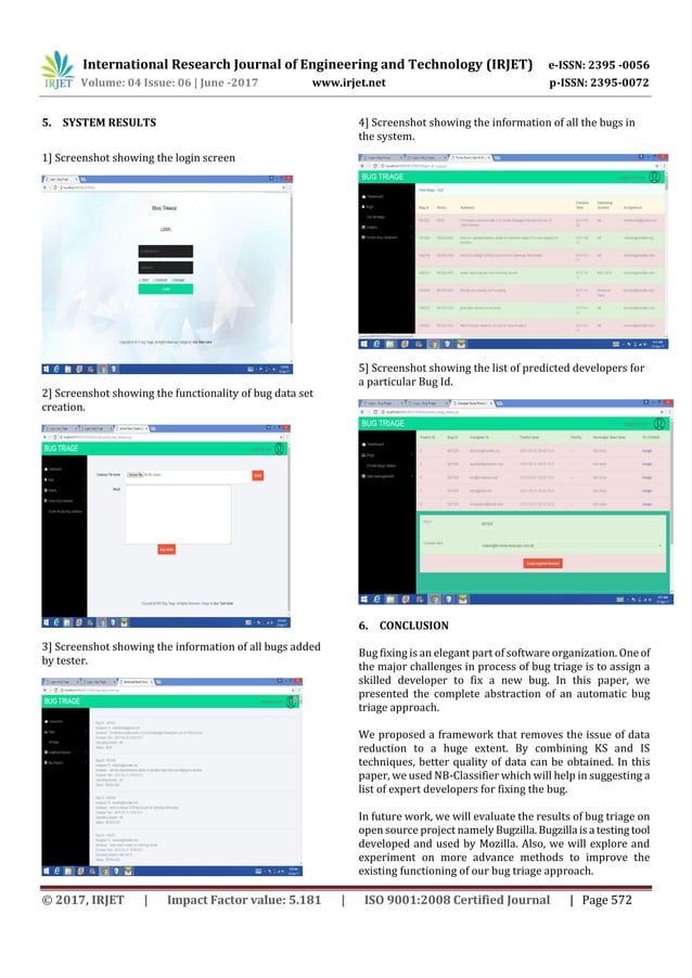 Bug Triage: An Automated Process | PDF