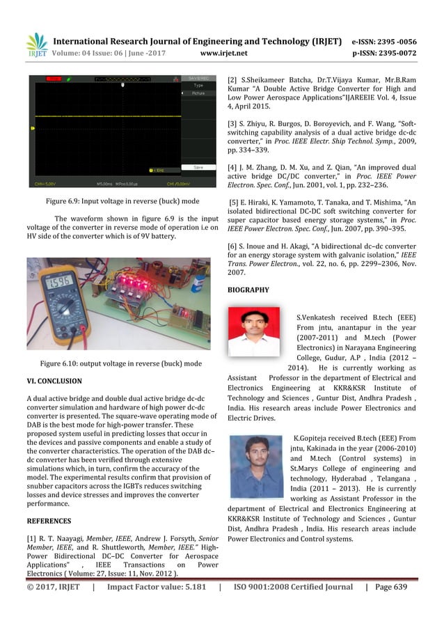 High-Power Bidirectional Dual Active Bridge and Double Dual Active ...