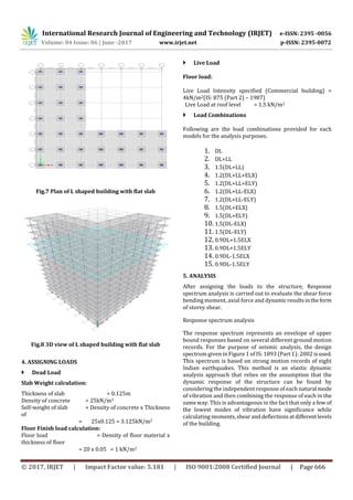 Seismic Analysis of Multi Storied Irregular Building using Flat Slab ...