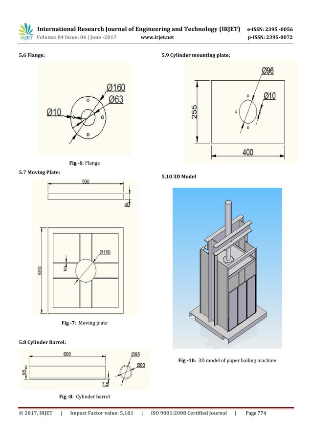 Design and Fabrication of Paper Bailing Machine | PDF | Mechanical and ...