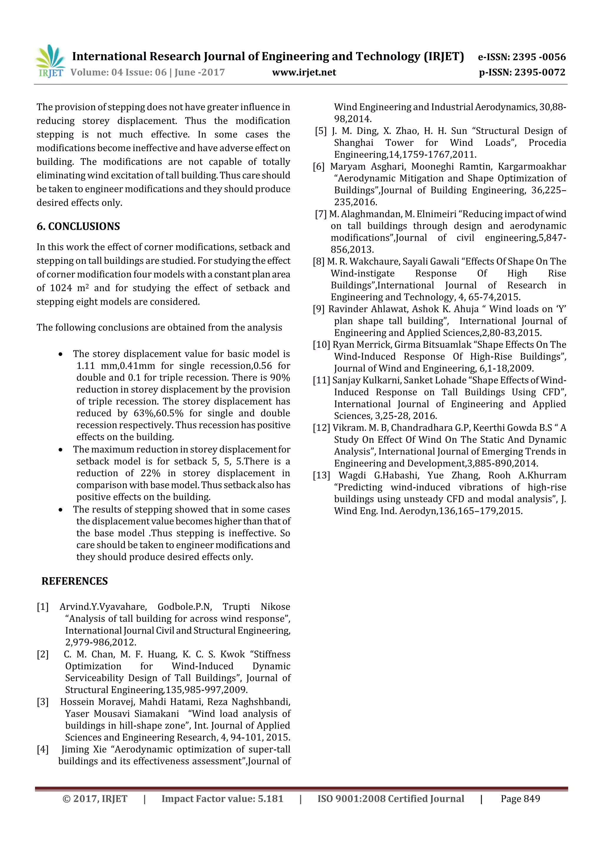 Aerodynamic Modification and Shape Optimization of Tall Buildings | PDF