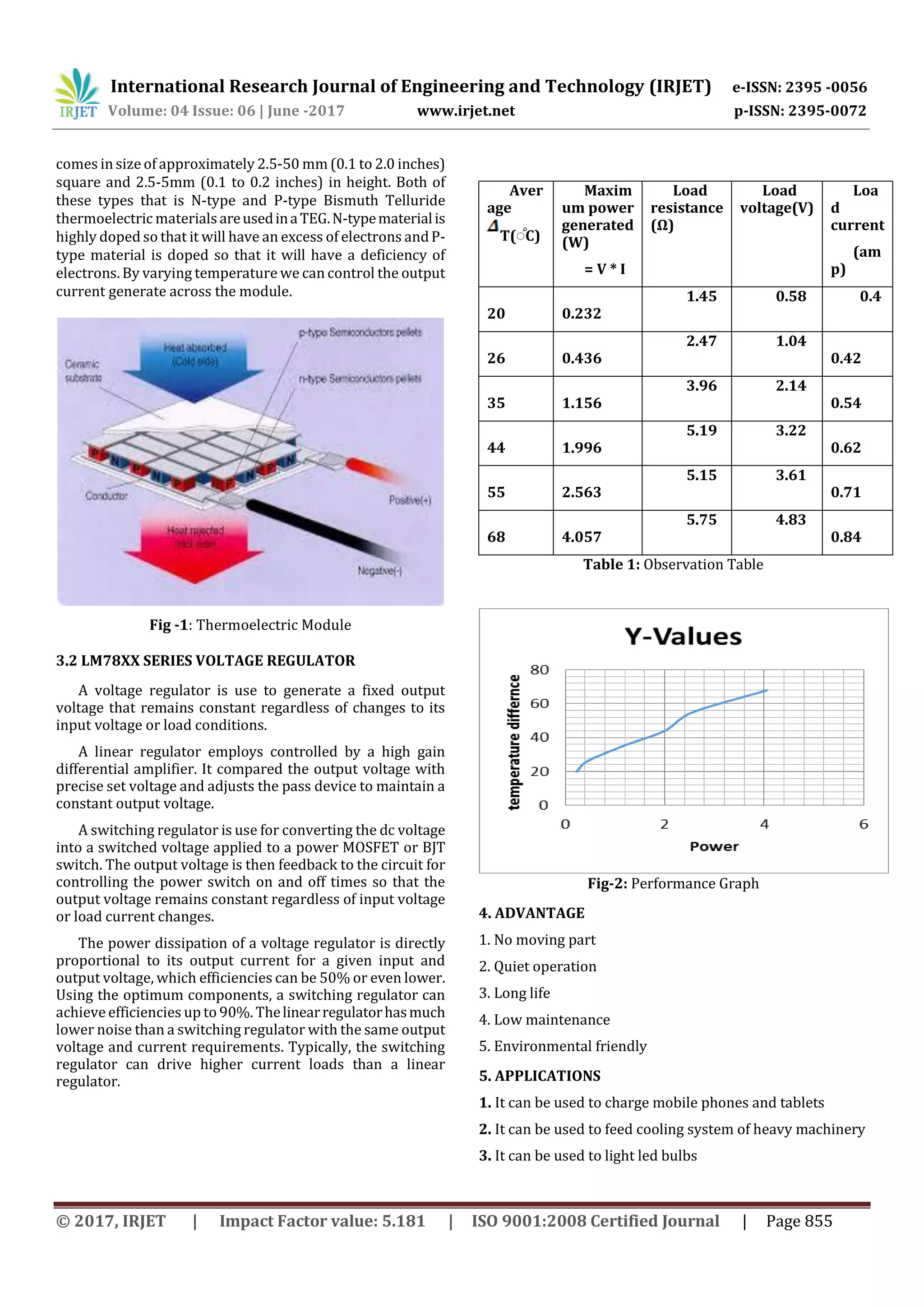 Thermoelectric Generator | PDF